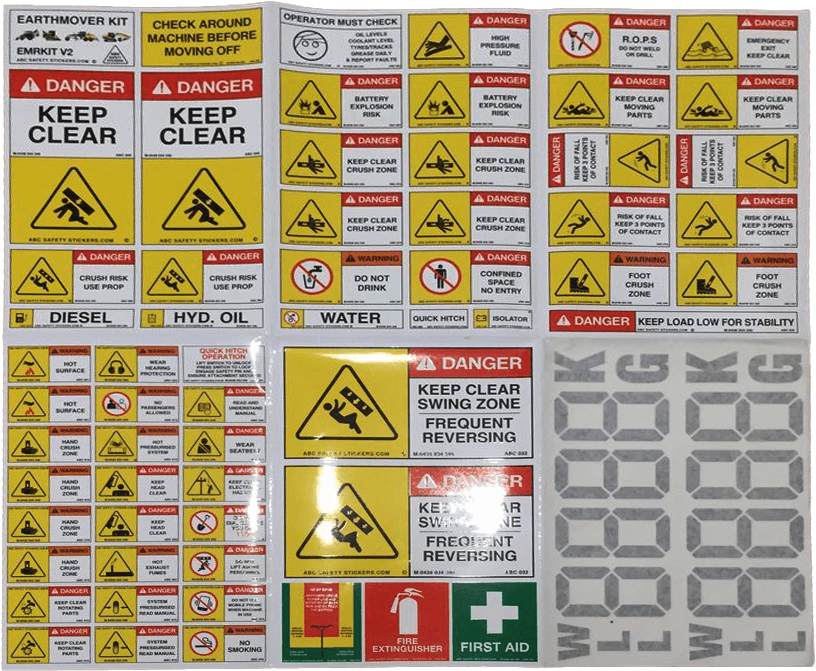 ABC Safety Stickers