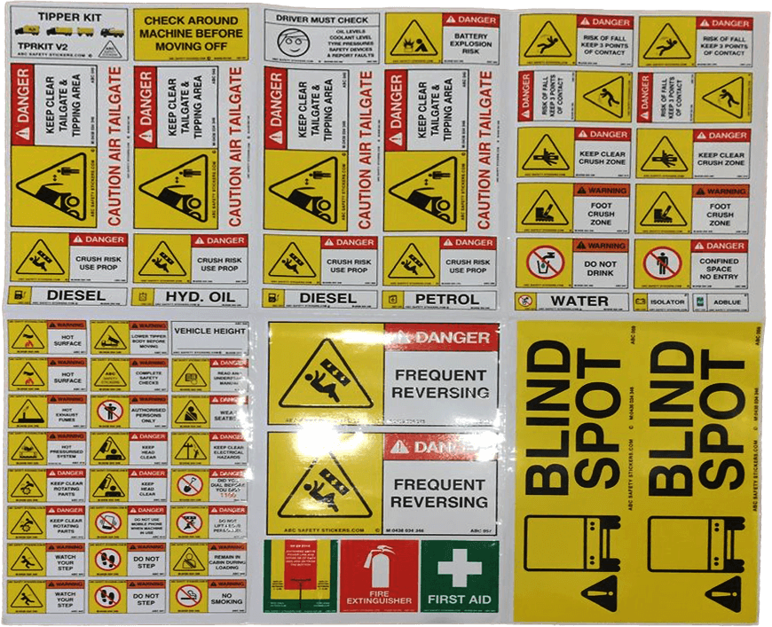 ABC Safety Stickers