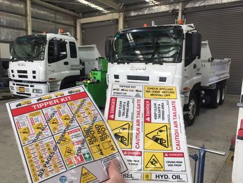 The Tipper Kit | ABC Safety Stickers